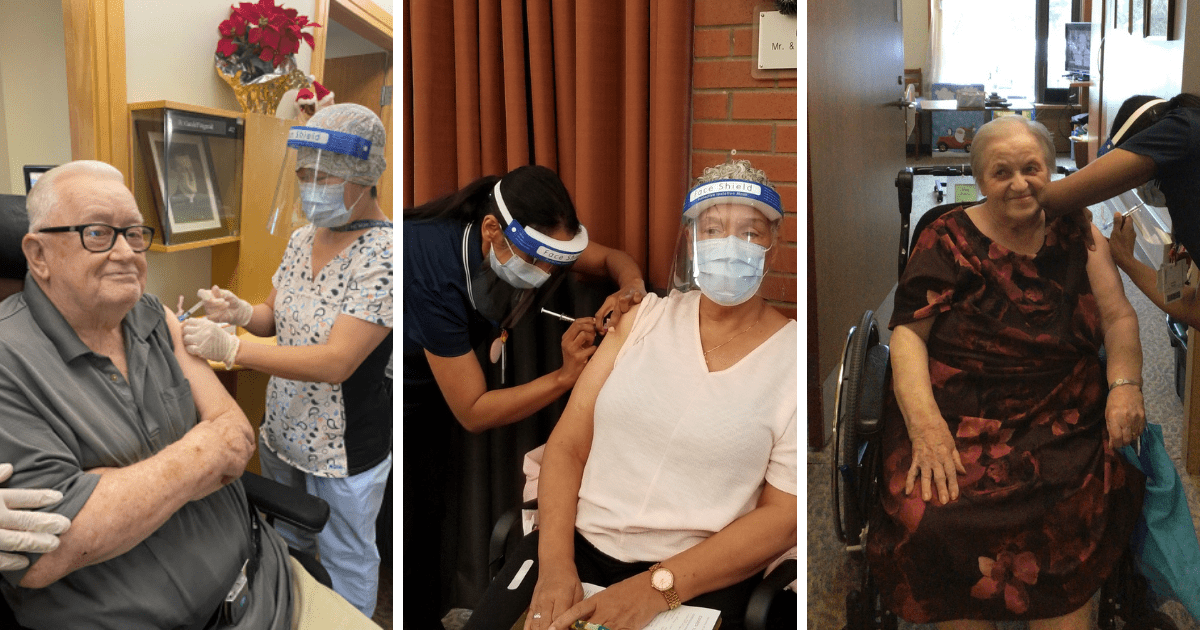 Vaccination of the residents at the Houses of Providence starts today ...