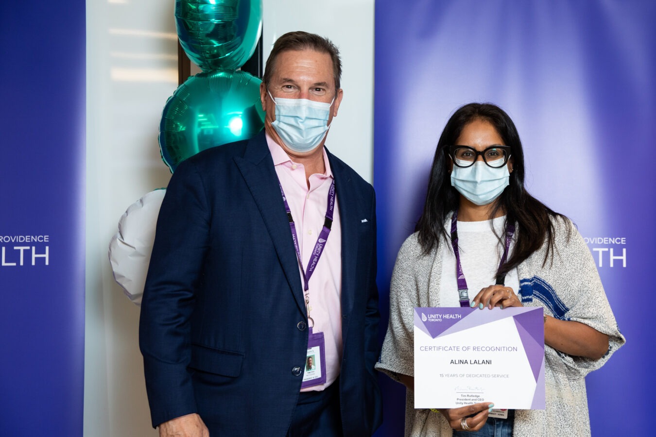 SJHC Employee Service Recognition 2021 - Unity Health Toronto