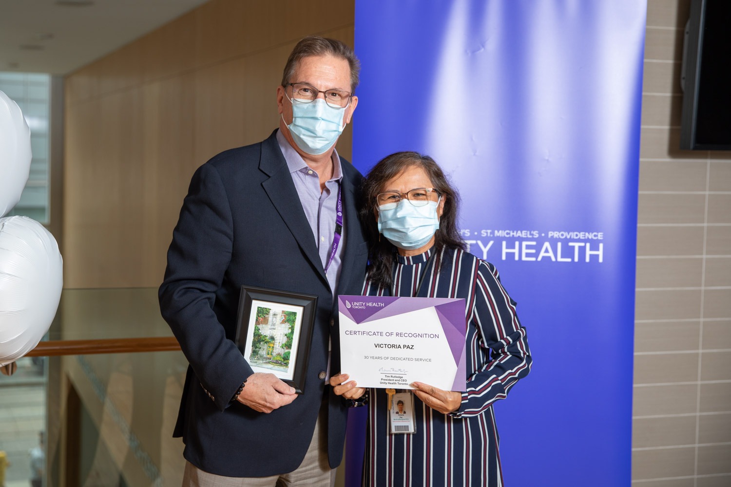 St. Michael’s Employee Service Recognition 2021 - Unity Health Toronto