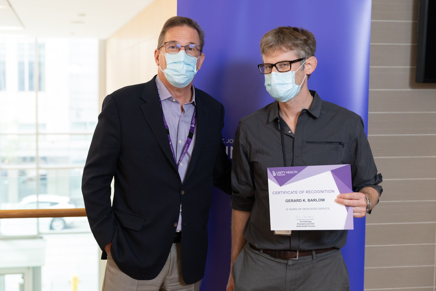 St. Michael’s Employee Service Recognition 2021 - Unity Health Toronto