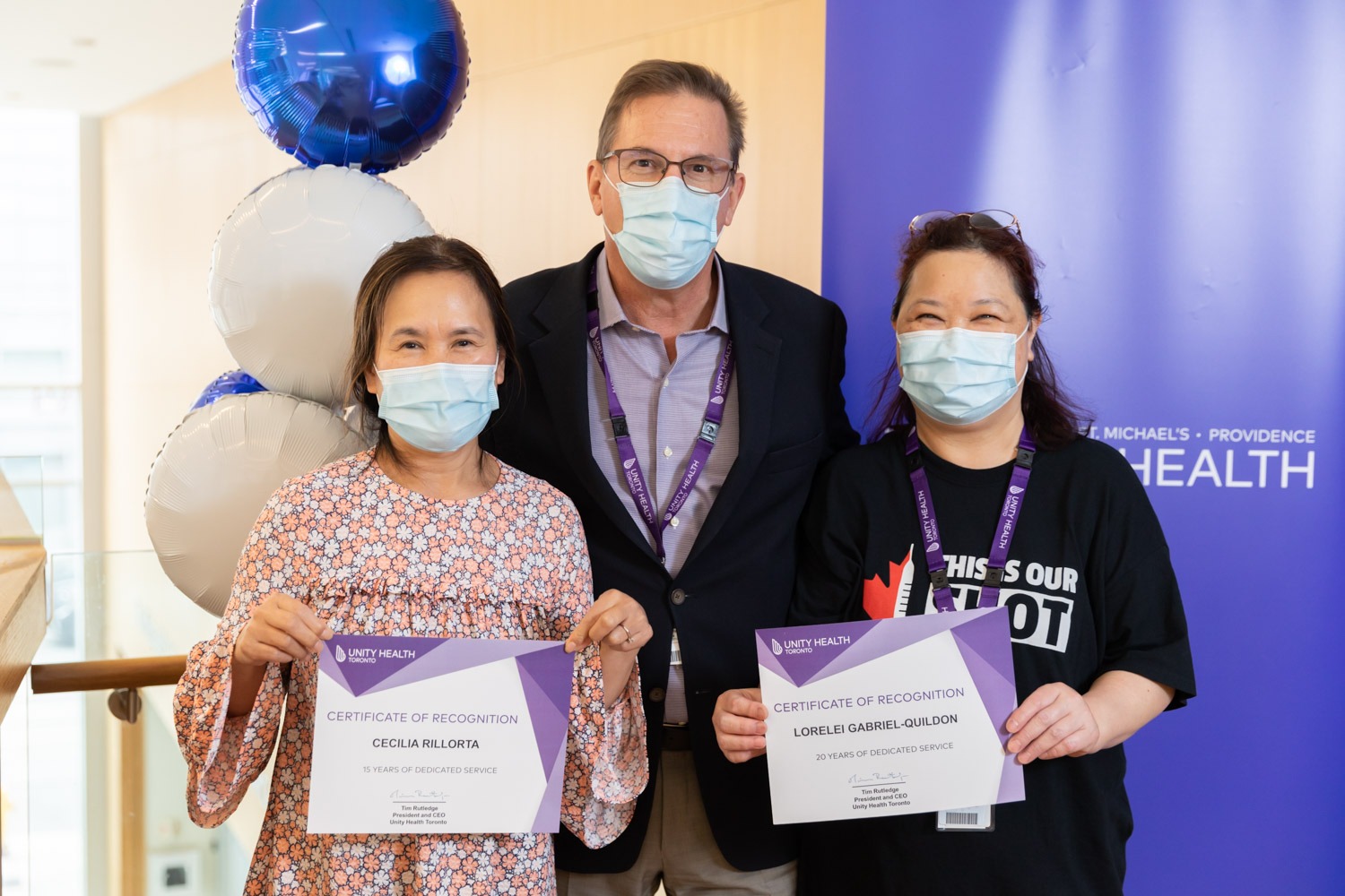 St. Michael’s Employee Service Recognition 2021 - Unity Health Toronto