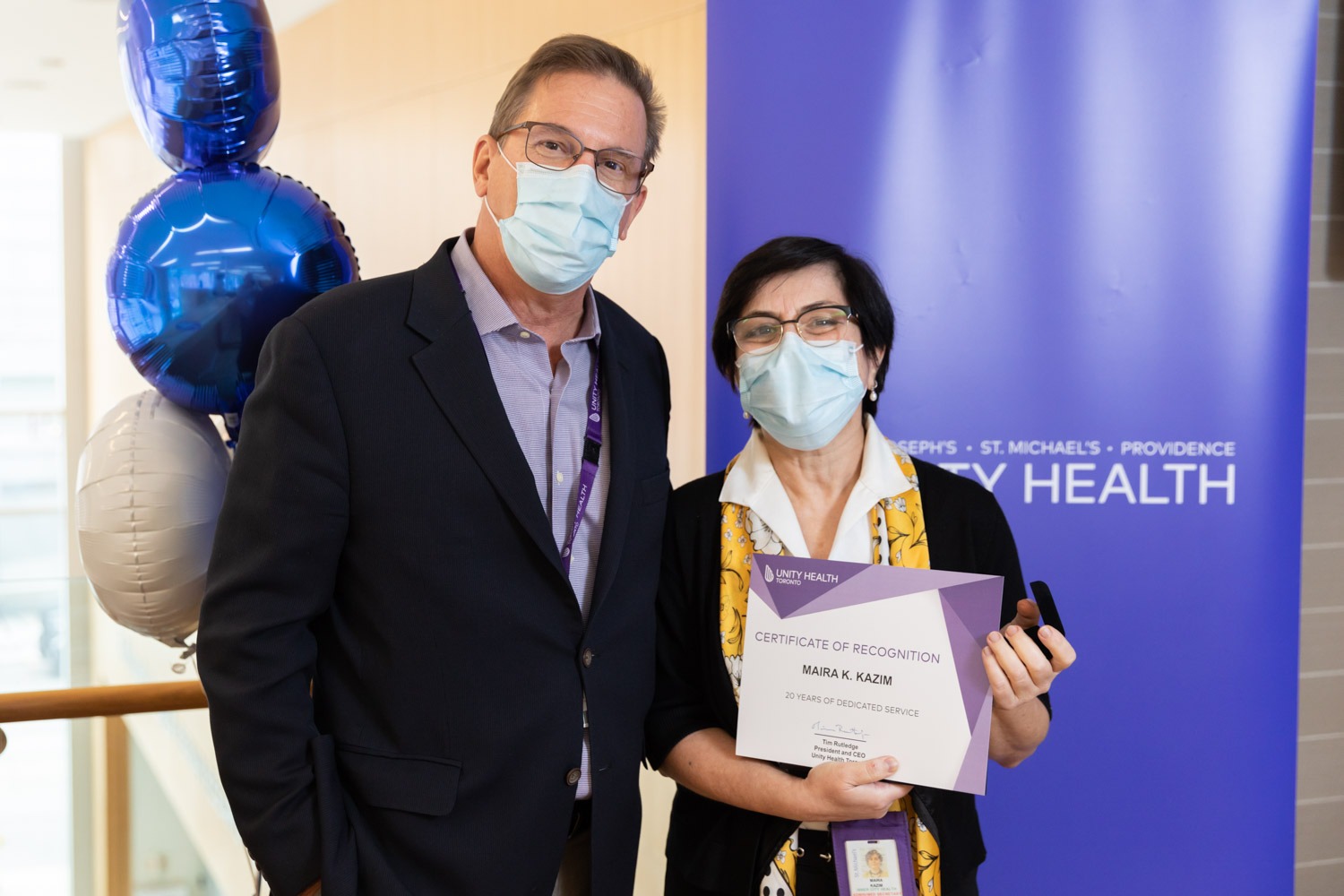 St. Michael’s Employee Service Recognition 2021 - Unity Health Toronto