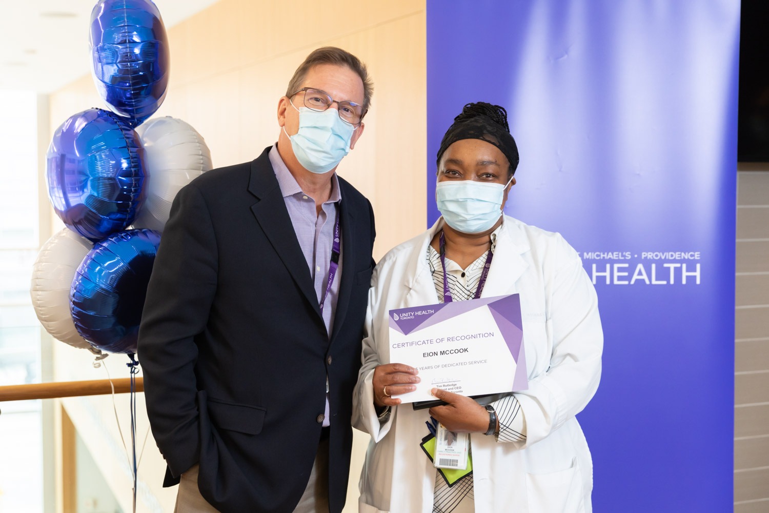 St. Michael’s Employee Service Recognition 2021 - Unity Health Toronto