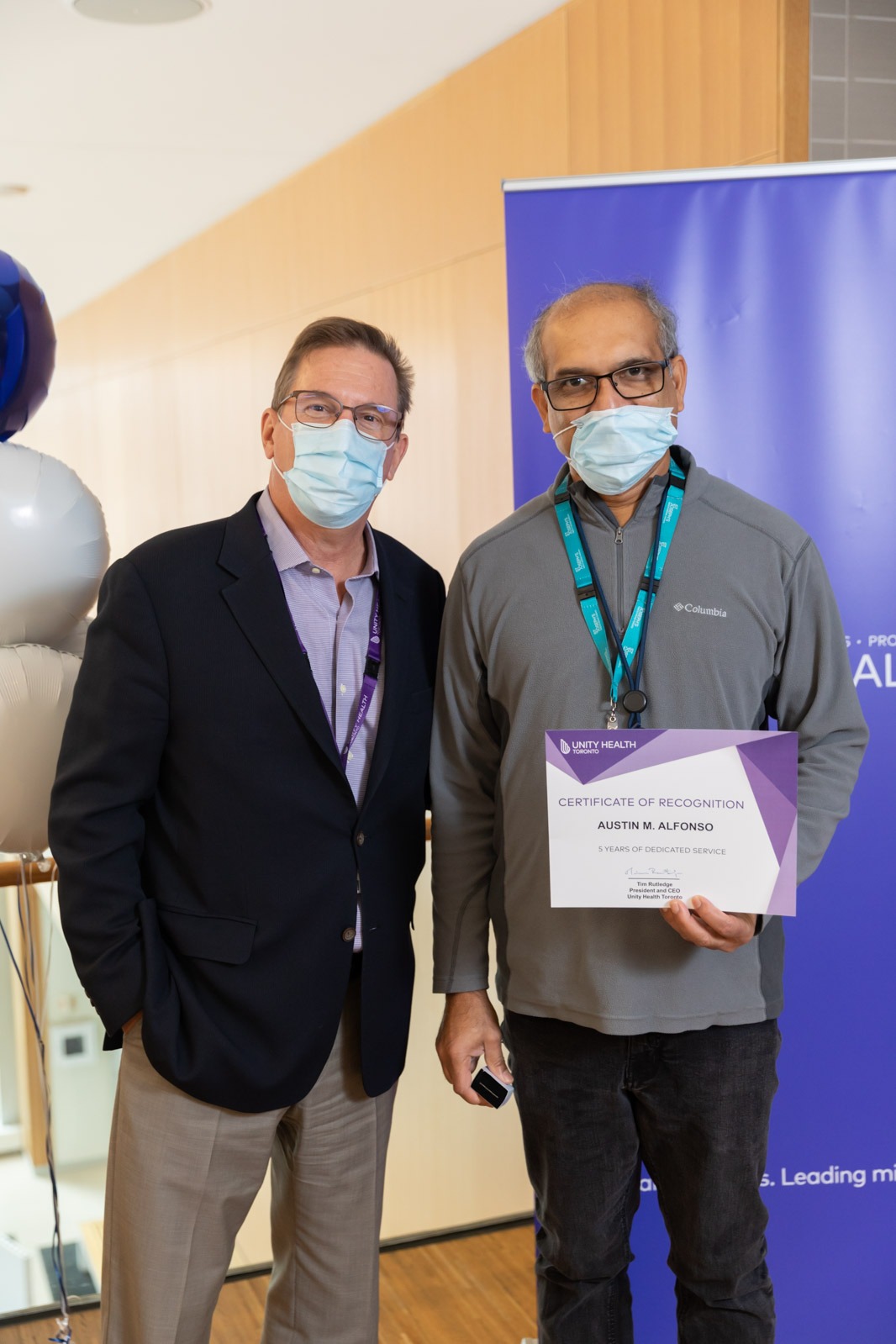St. Michael’s Employee Service Recognition 2021 - Unity Health Toronto