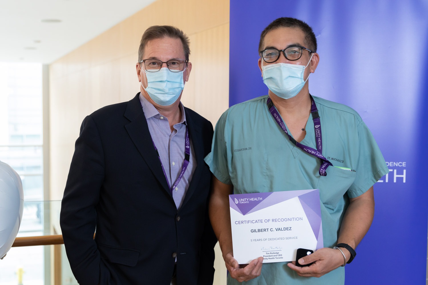 St. Michael’s Employee Service Recognition 2021 - Unity Health Toronto