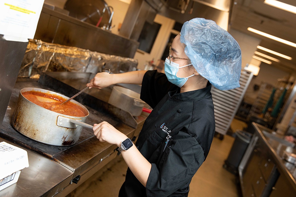 What’s cooking? Meet the first female head chef at St. Joseph’s ...