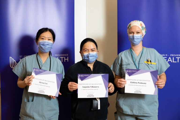 St. Michael’s Employee Service Recognition 2022 - Unity Health Toronto