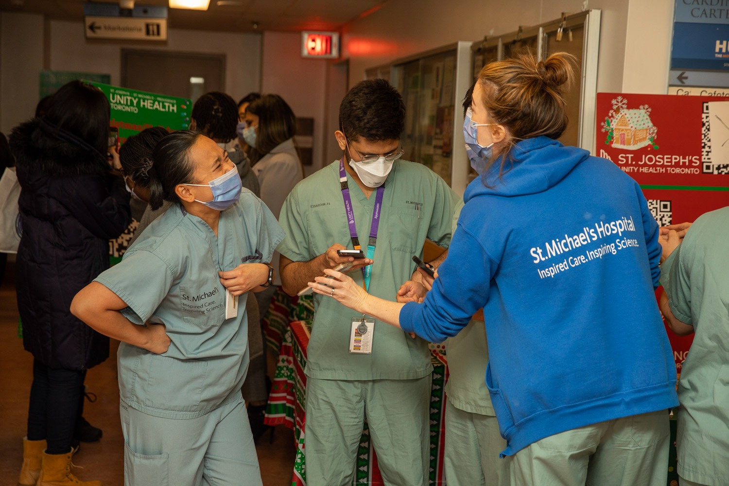 St. Michael’s Christmas lunch 2022 gallery - Unity Health Toronto
