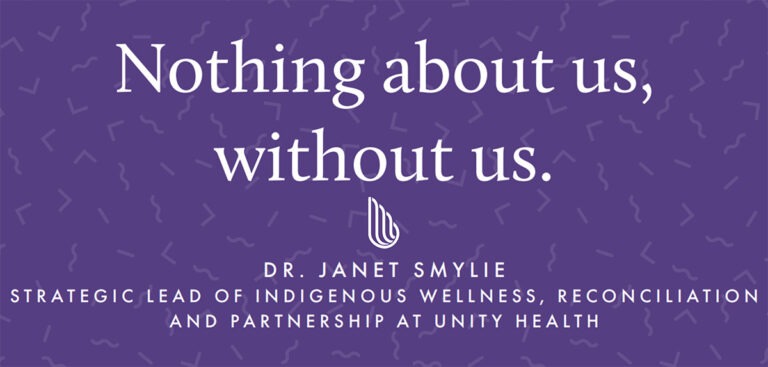 Read about Unity Health’s First Nations, Inuit and Metis Community ...