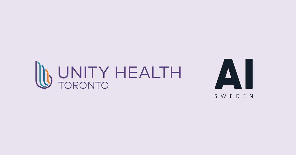 Unity Health Toronto partners with AI Sweden to accelerate applied AI ...