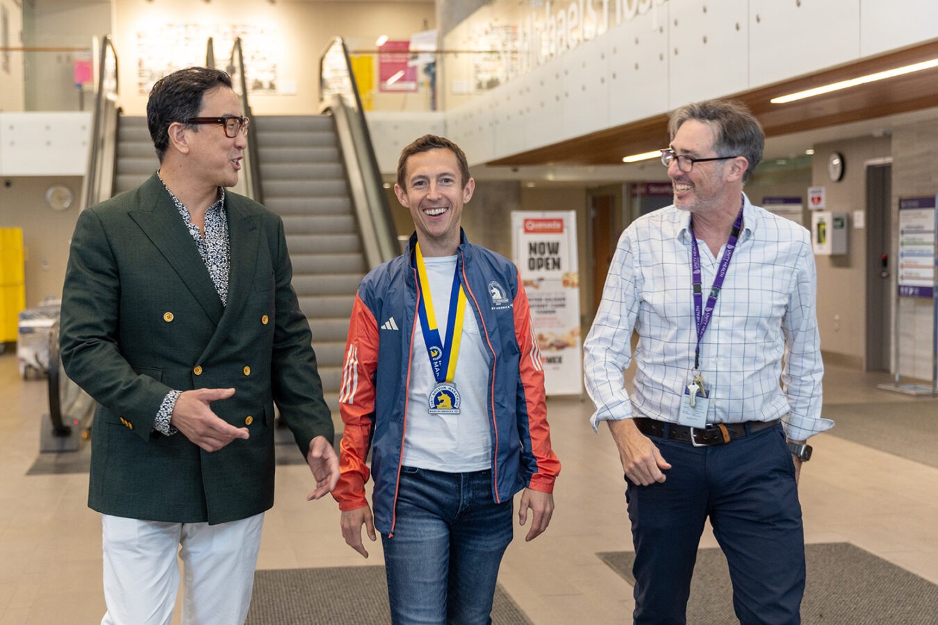 ‘Running with gratitude’: St. Michael’s patient runs Boston Marathon ...